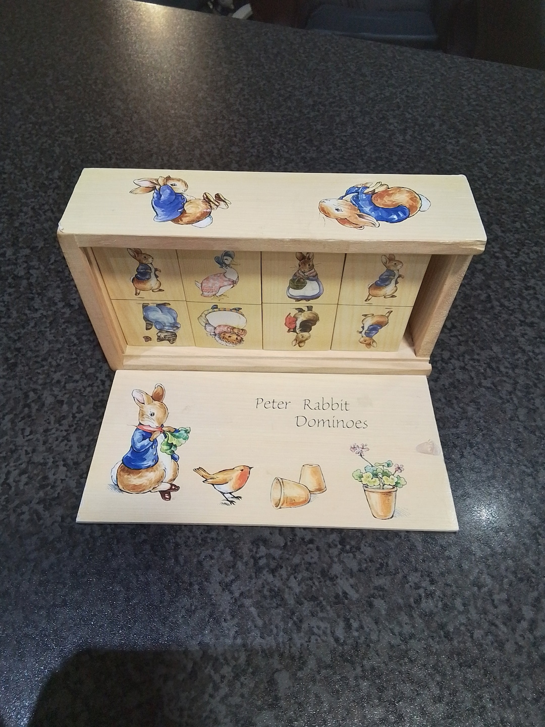 Peter Rabbit Wooden Dominoes Set - Etsy