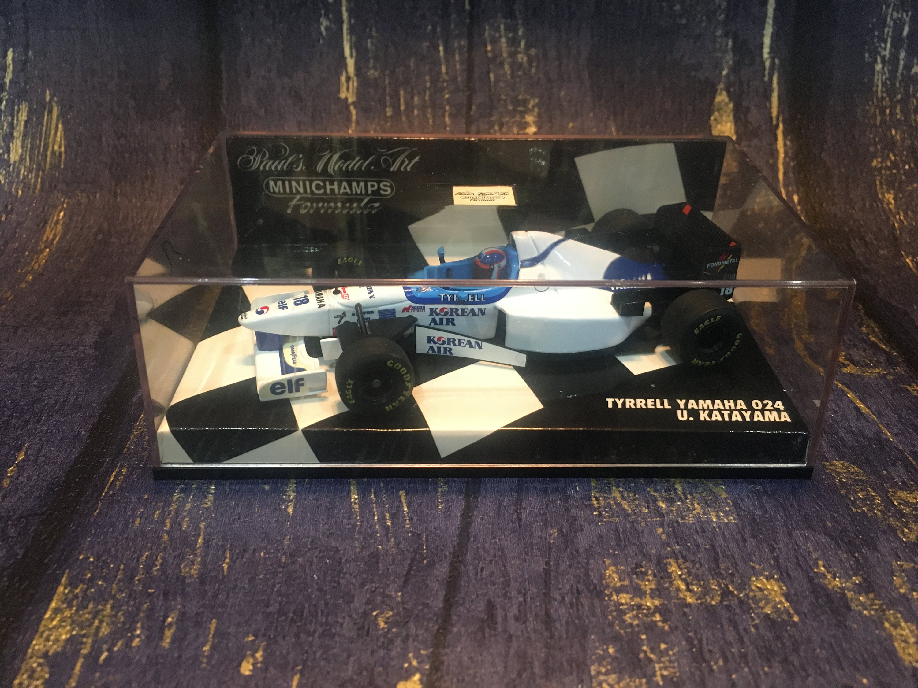 Ukyo Katayama Collectable F1 Racing Car // Tyrrell Yamaha 024 - Etsy