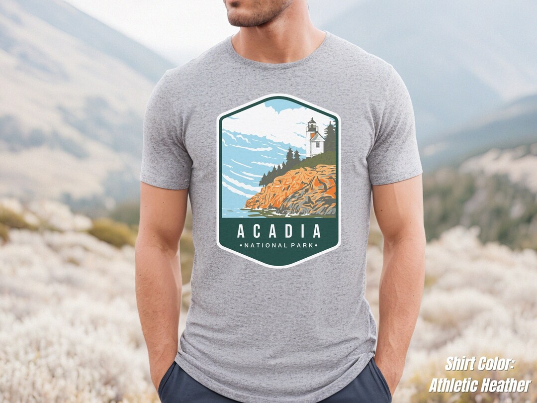 Acadia National Park Shirt, Travel Shirt, Travel Outfit, National Park ...
