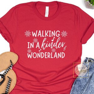 Holiday Teacher Shirts / Kindergarten Teacher Shirt / Winter Holiday ...