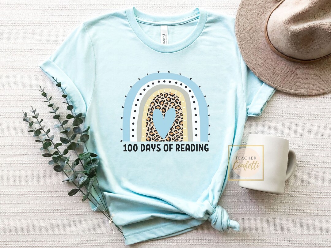 100 Days of Reading / 100 Days of School Shirt Librarian / School ...