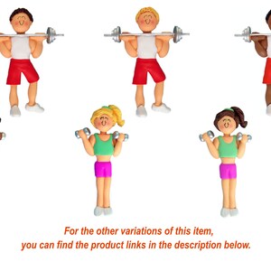 Weight Lifting Ornament, Personal Trainer Gifts for Him, Workout ...