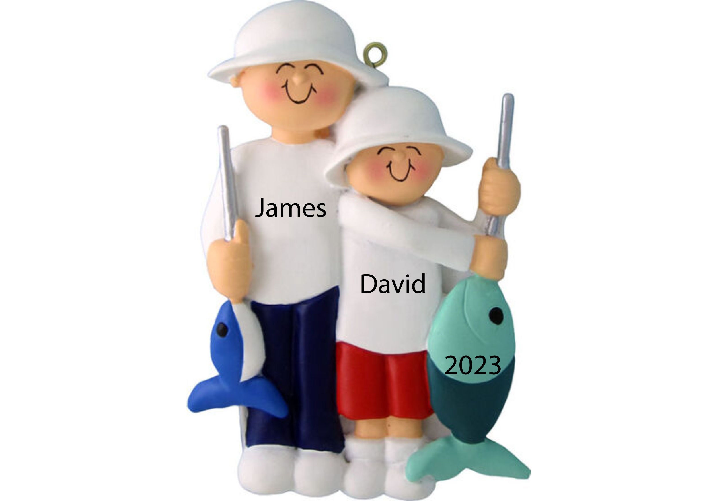 Fishing Ornament Personalized Fishing Christmas Ornaments, Fly Fishing ...