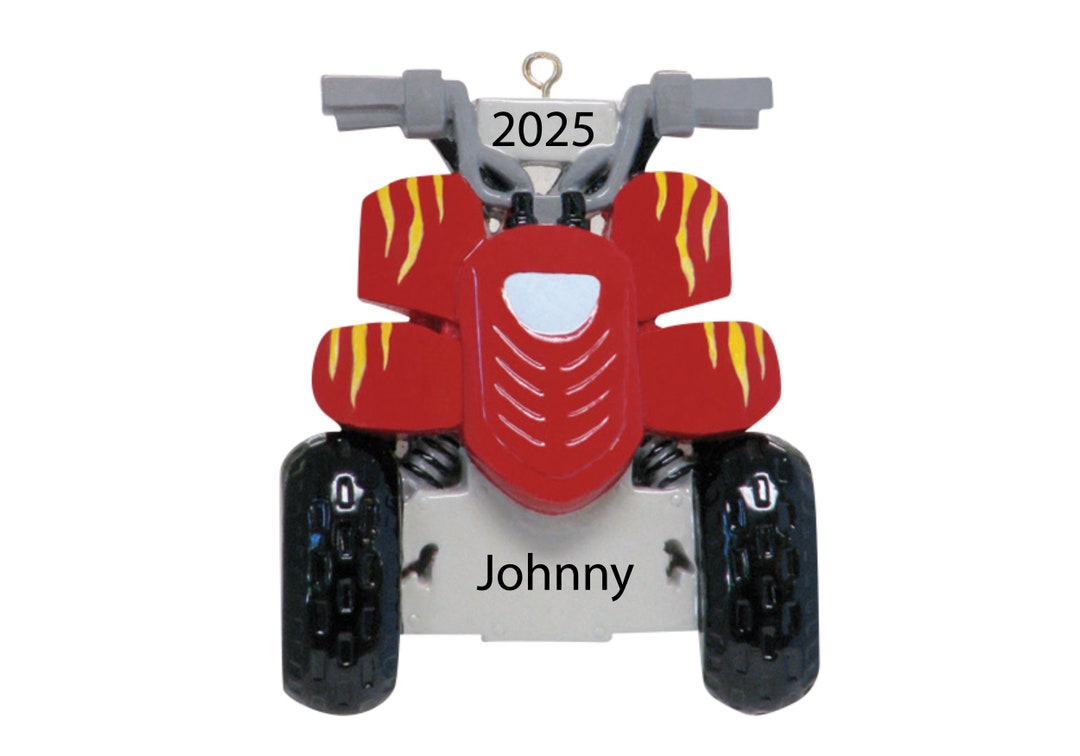 Atv Christmas Ornament Personalized Atv Rider Gifts 2025 ATV Quad ...