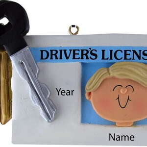 Drivers License Ornament, New Driver Ornament, Personalized Christmas ...