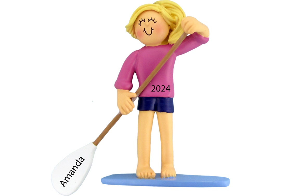 Personalized Paddle Board Ornament, Christmas Gifts 2024, Stand up ...