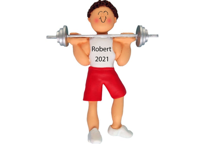 Weight Lifting Ornament, Personal Trainer Gifts for Him, Workout ...