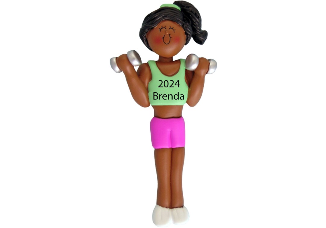 Fitness Ornament, Weight Lifting Ornament Personal Trainer Gifts for ...