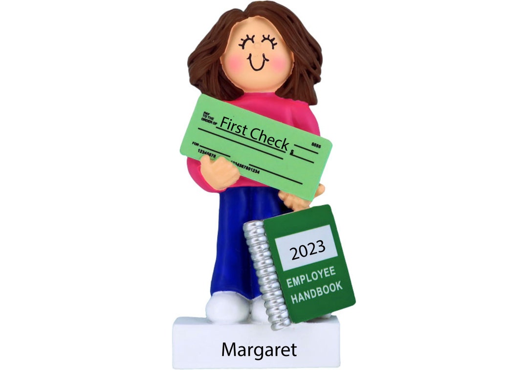 New Job Ornament Personalized First Job Gift Christmas 2024 First Job ...