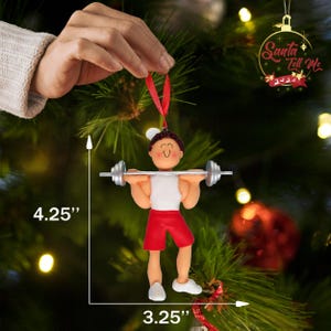 Weight Lifting Ornament, Personal Trainer Gifts for Him, Workout ...