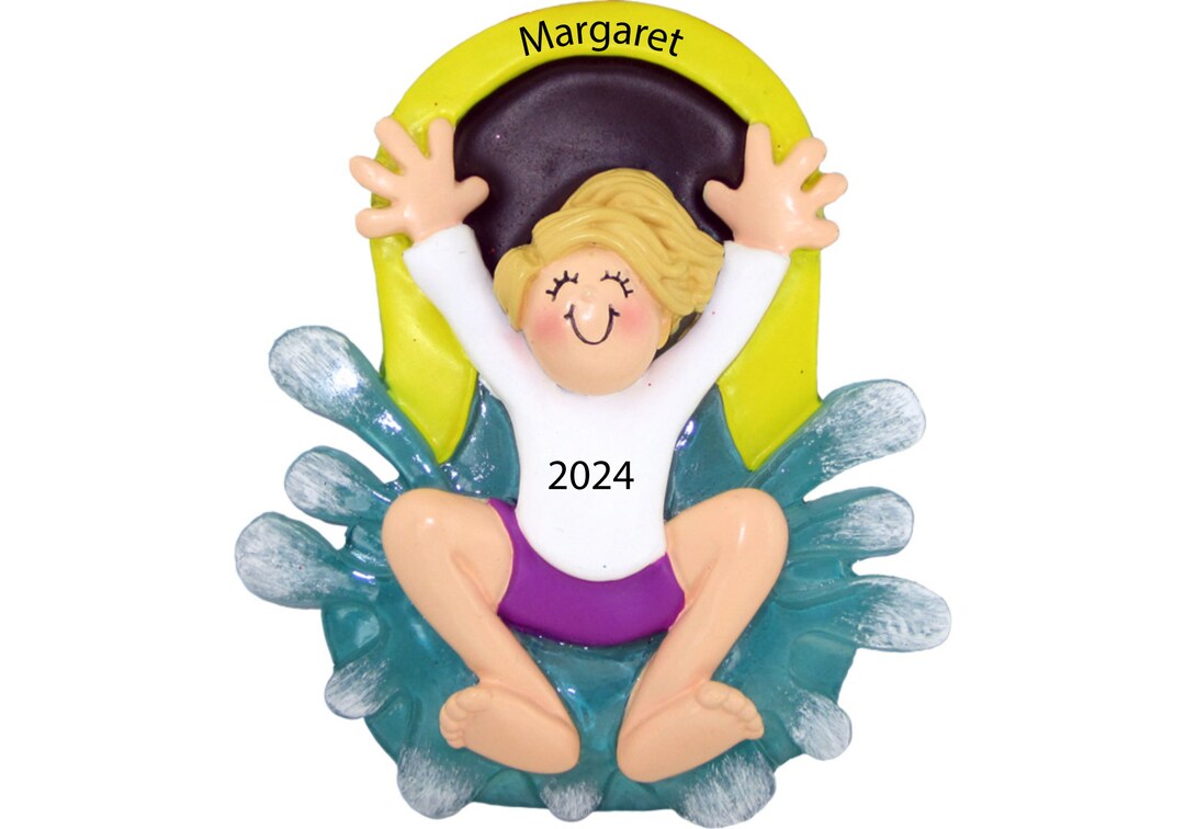 Waterslide Christmas Ornament Personalized Gifts 2025 Water Park ...