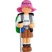 Girl Hiking Ornament Personalized Hiker Christmas Ornament, Hiking ...