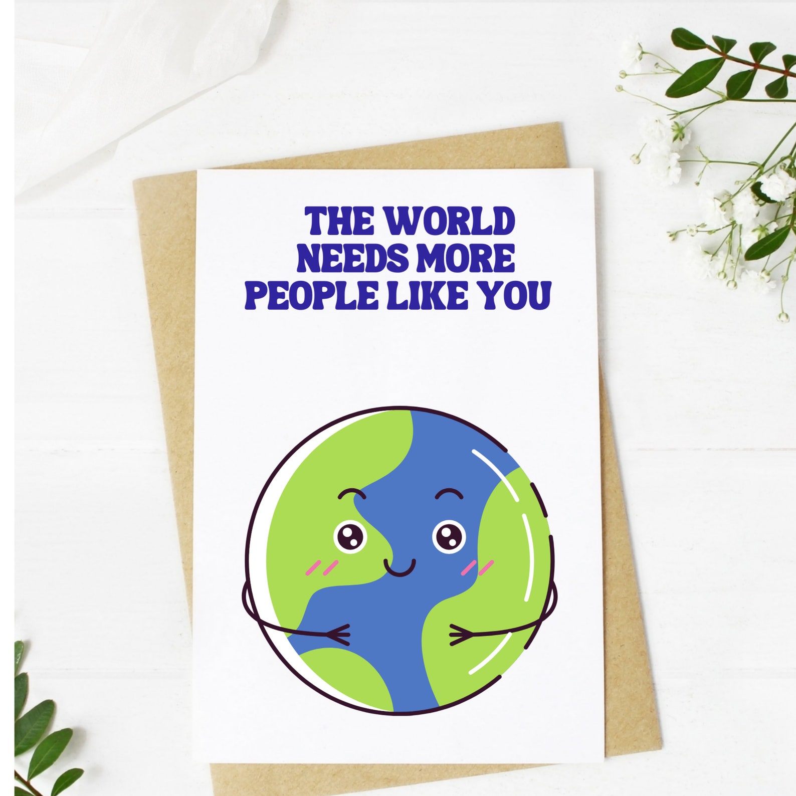 The World Needs More People Like You Greeting Card Etsy