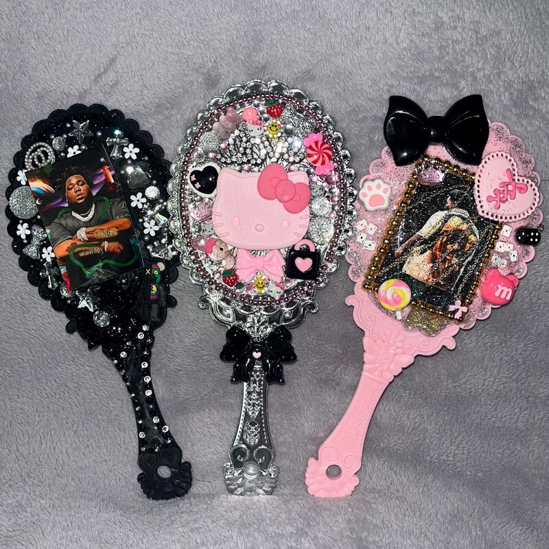 Hand Held Mirror - Etsy