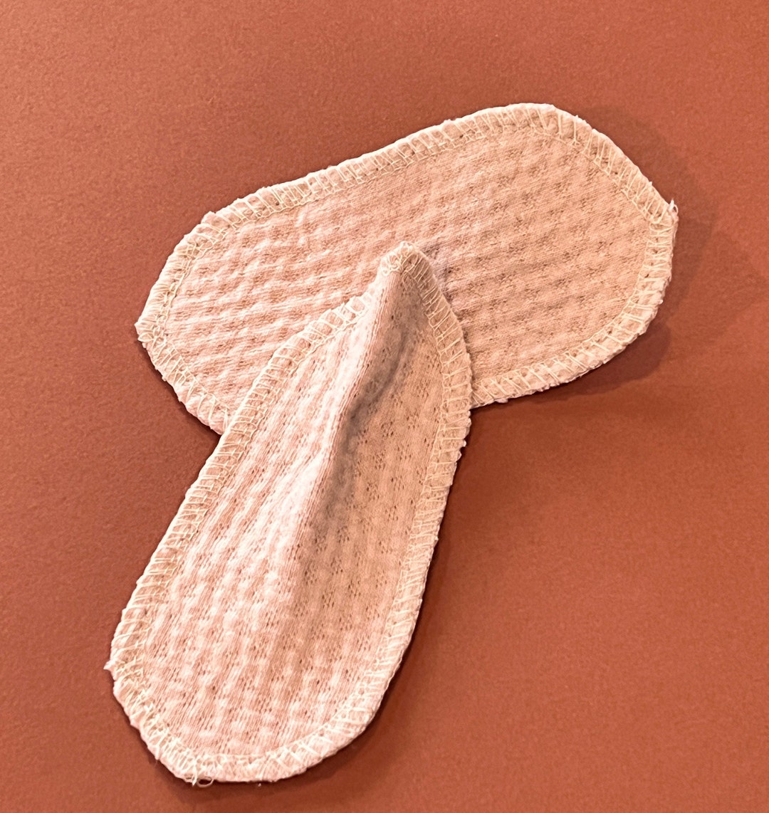 Organic Cotton Interlabial Pads Leaf Shape/ Super Absorbent Cotton ...