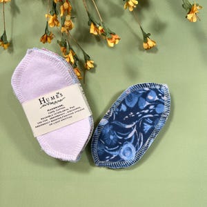 Set of 15 5x2.5" Interlabial Pads/ 3-ply 100% Cotton Flannel - Etsy