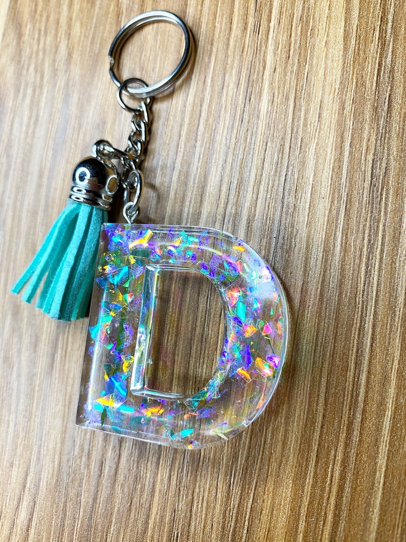 Custom Resin Initial Keychain Alphabet Keyring gifts for her | Etsy Custom Resin Initial Keychain Alphabet Keyring gifts for her | Etsy