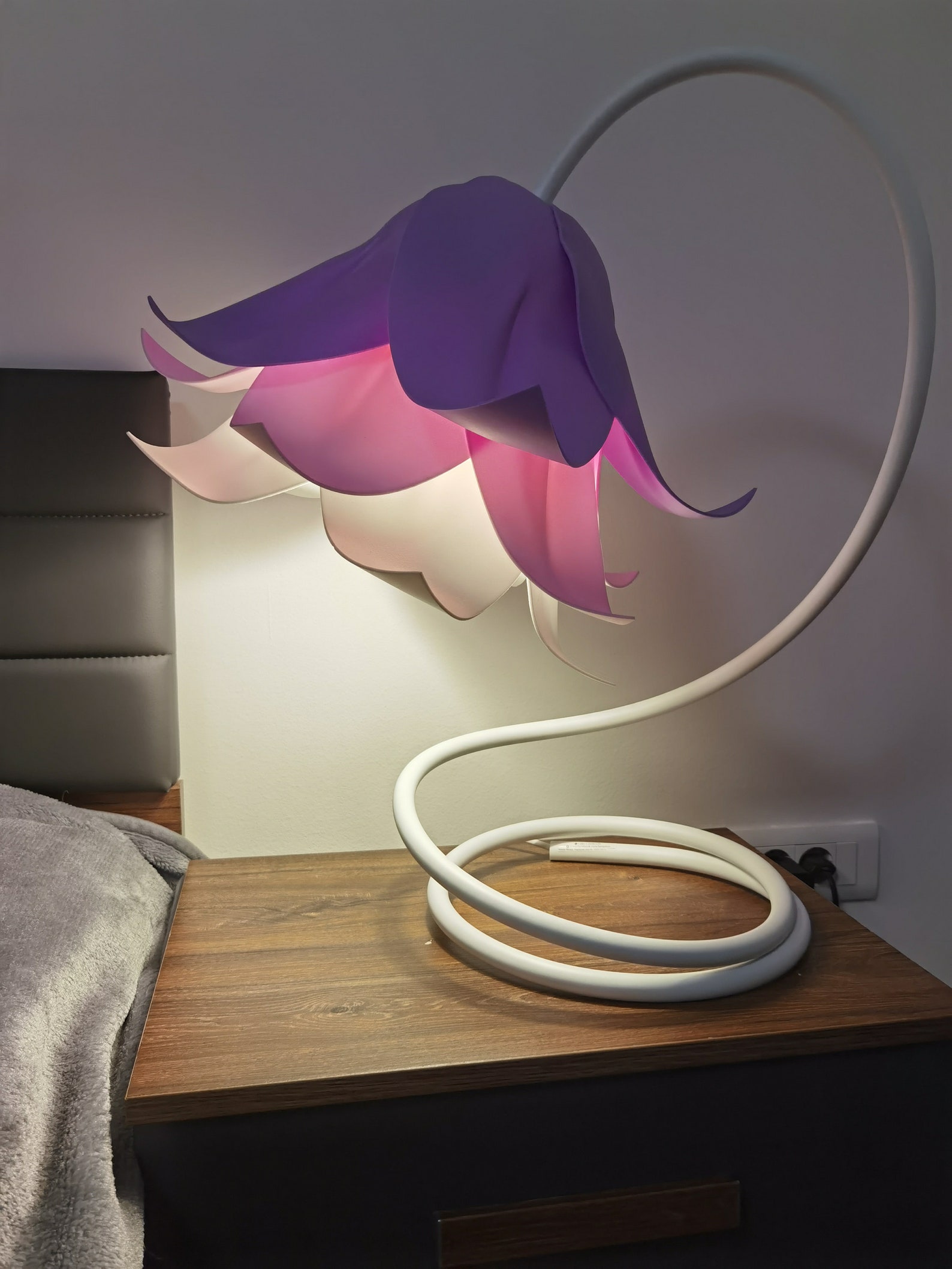 Simple Desk Lamp for Cozy Home Mid Century Desk Lamppink - Etsy