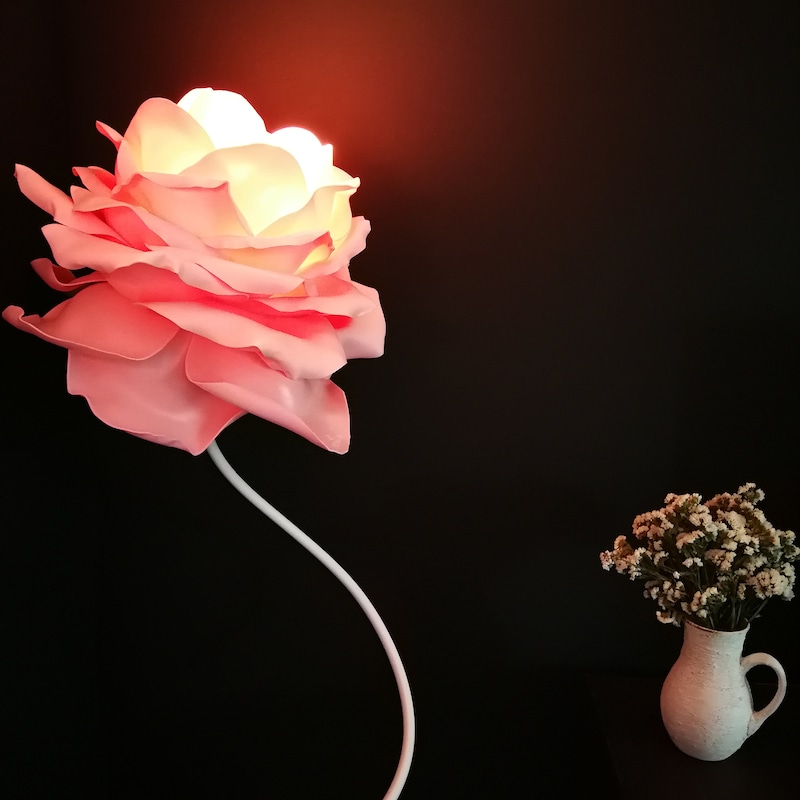 Rose Floor Lamp - Etsy