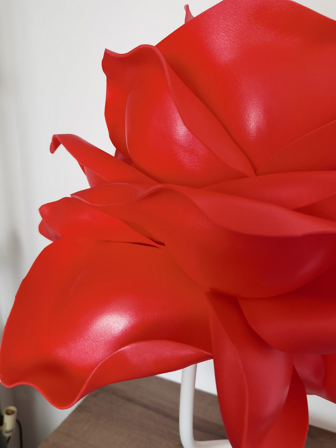 Red Rose Table Lamp for Romantic Evenings Adjustable Desk - Etsy