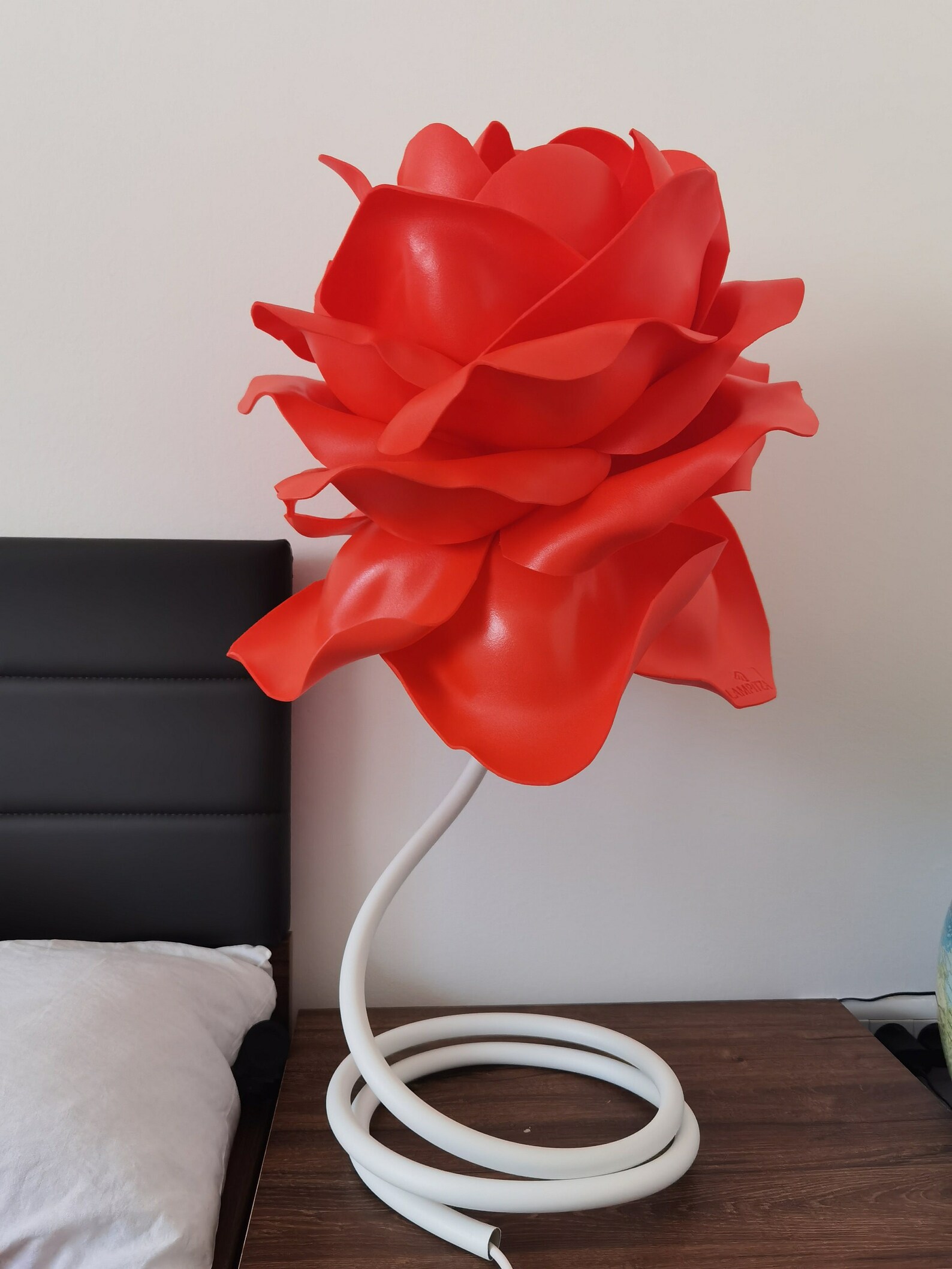 Red Rose Table Lamp for Romantic Evenings Adjustable Desk - Etsy