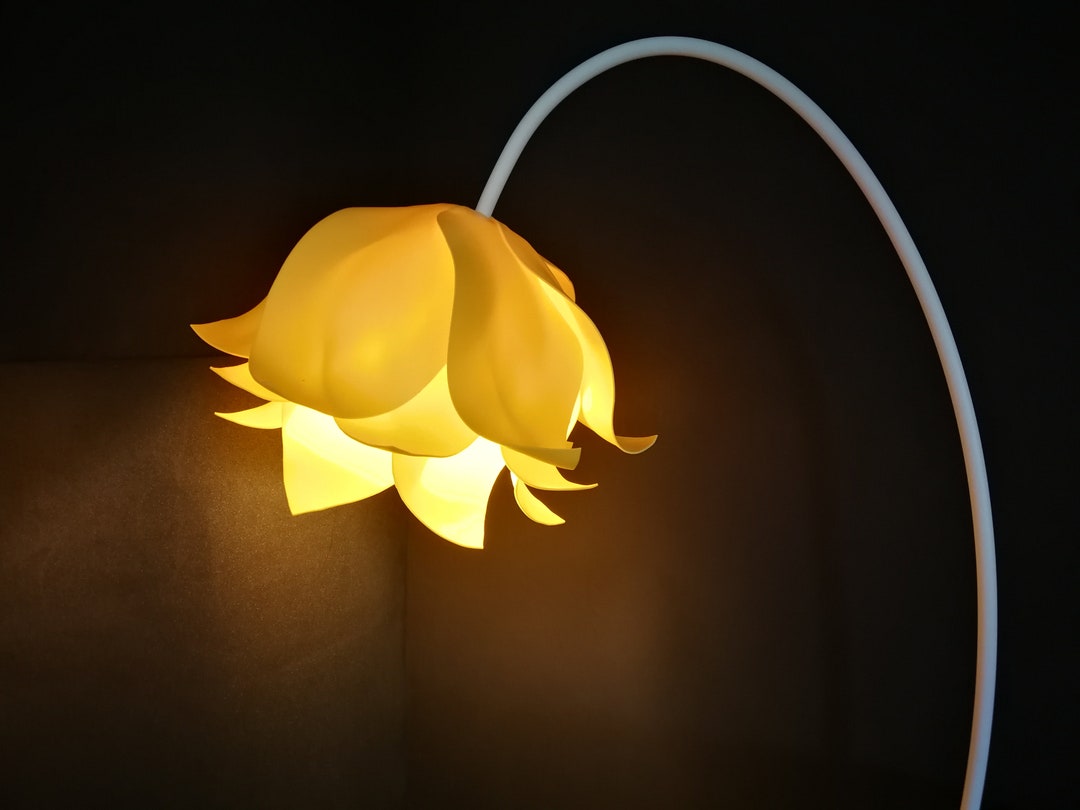 Yellow Tall Floor Lighting | New Shape Lamp | Yellow Accent | Statement ...