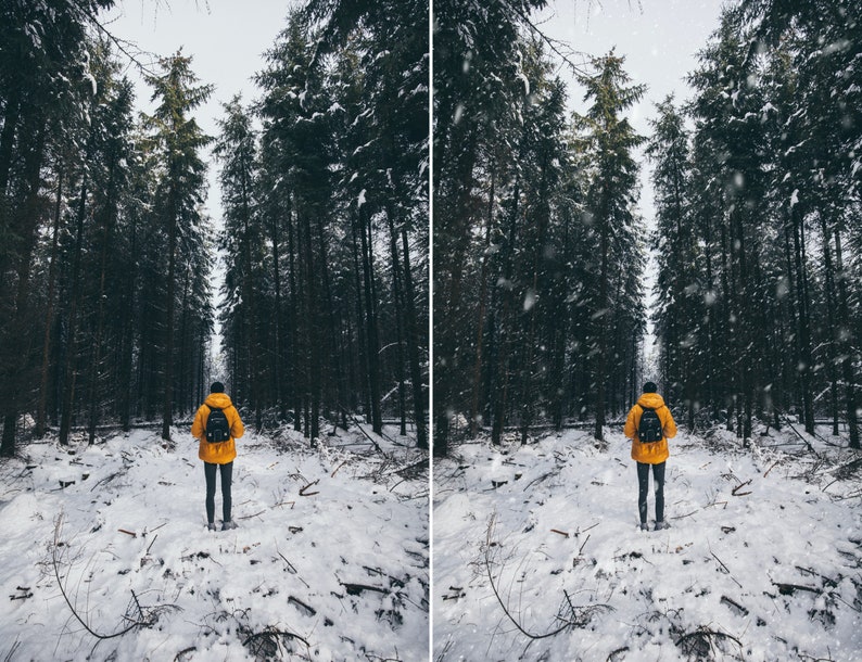 120 Snow Overlays | Realistic Snow, Falling Snow, Blowing Snow, Winter ...