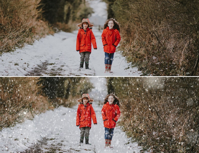 120 Snow Overlays | Realistic Snow, Falling Snow, Blowing Snow, Winter ...