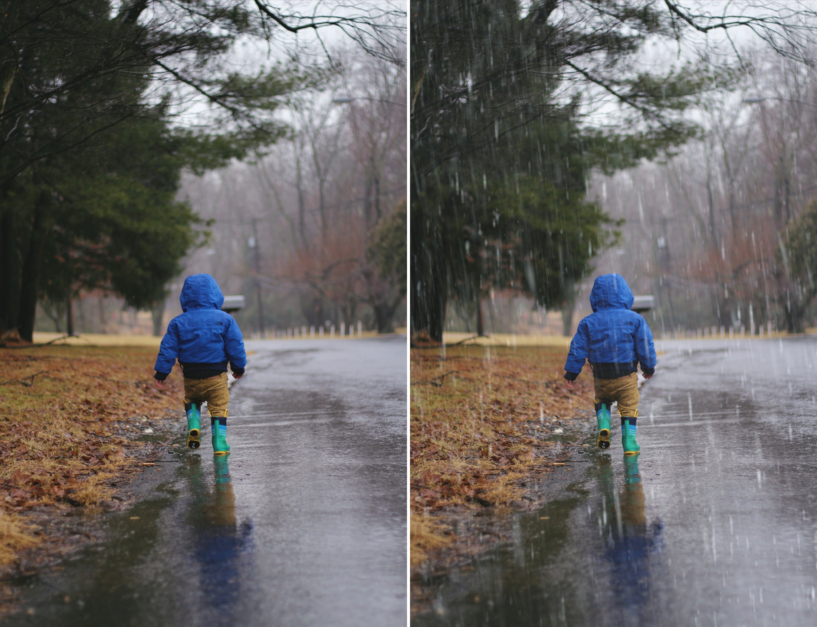 80 Realistic Rain Overlays | Falling Rain Photoshop Overlays, Rain ...