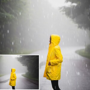 80 Realistic Rain Overlays | Falling Rain Photoshop Overlays, Rain ...