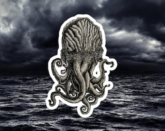 Cthulhu H.P. Lovecraft Original Ink Illustration Hardcover Bound ...
