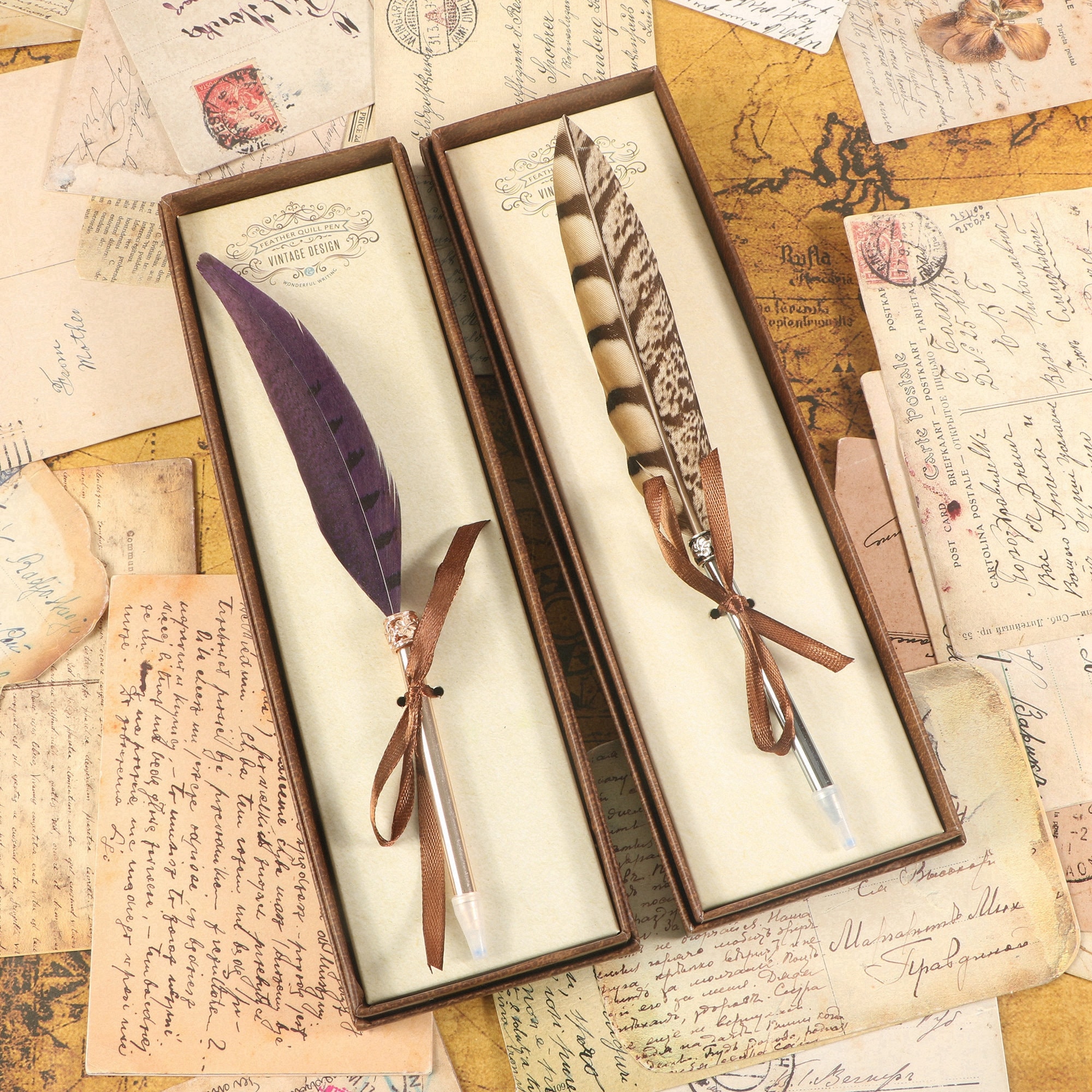 Quill Pen And Paper