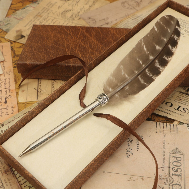 Personalised Quill Pen - Etsy