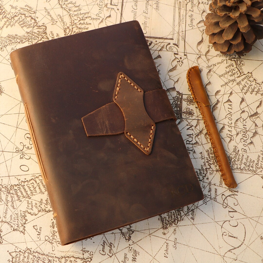 Personalized Leather Sketchbook: A5 Journal, Drawing Book - Etsy