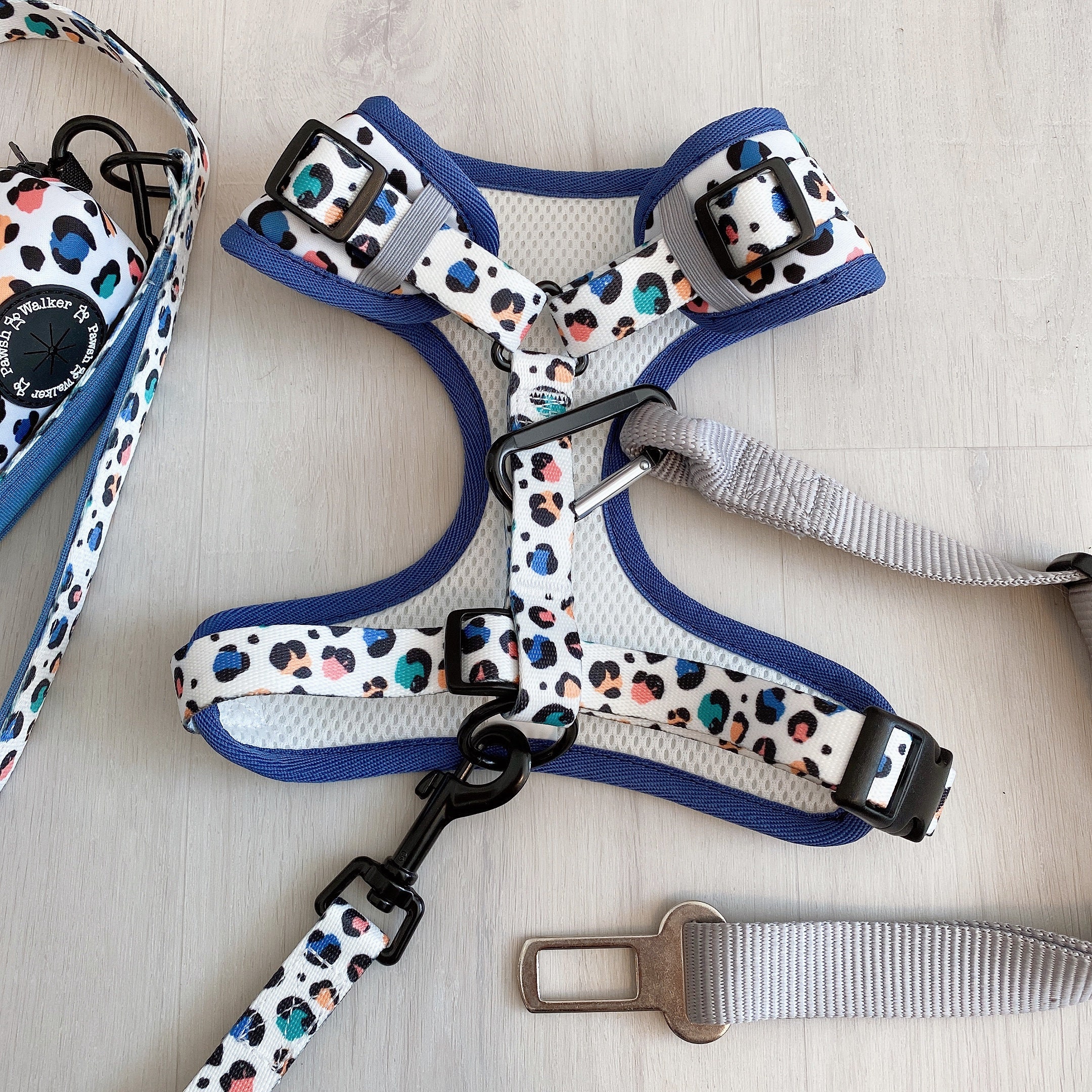 Cheetah Dog Harness Colorful Leopard Harness Colorful - Etsy