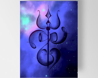 Abstract Paintings Of Lord Shiva