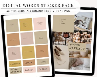 Mood Board Sticker - Etsy