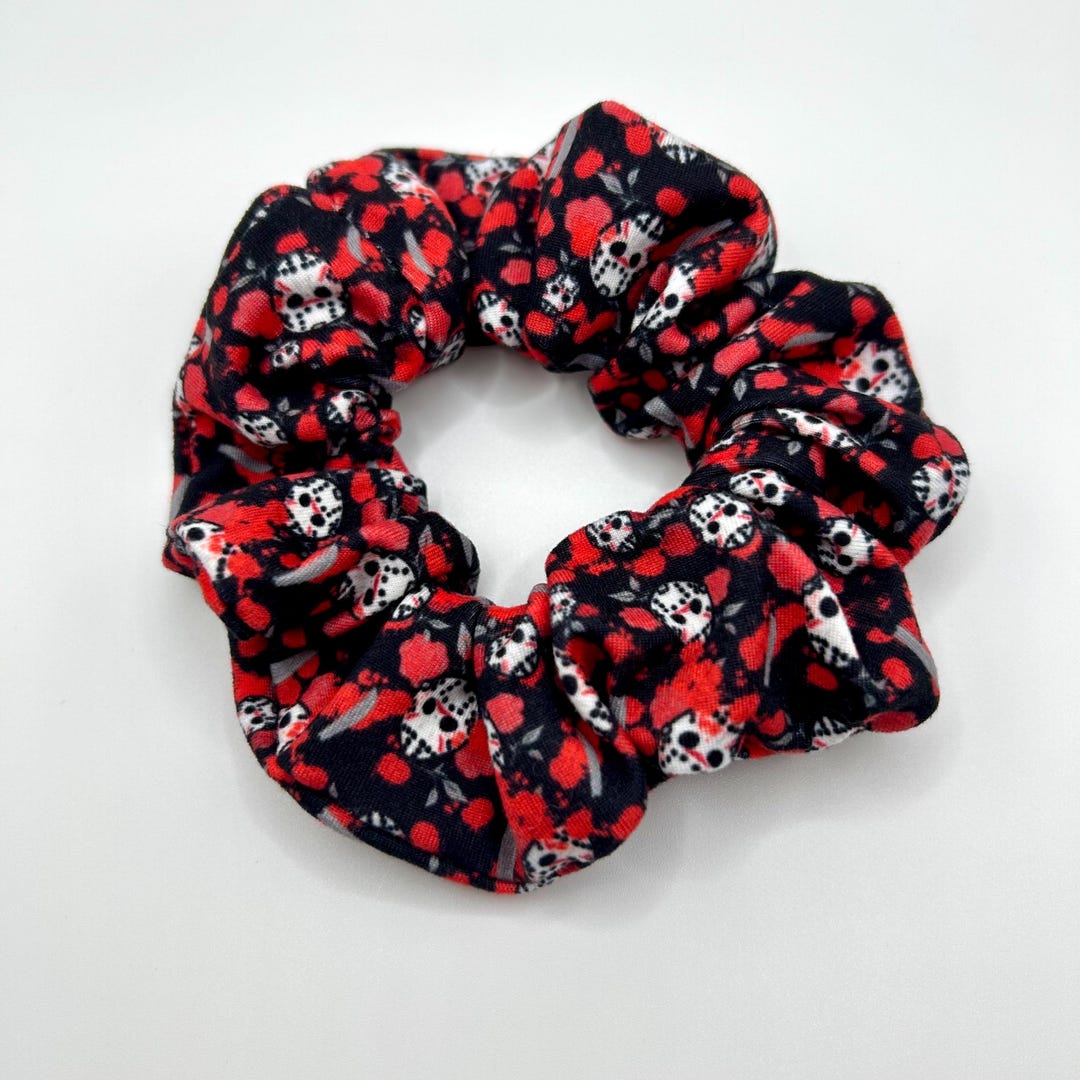Camp Slasher Horror Scrunchie - Etsy