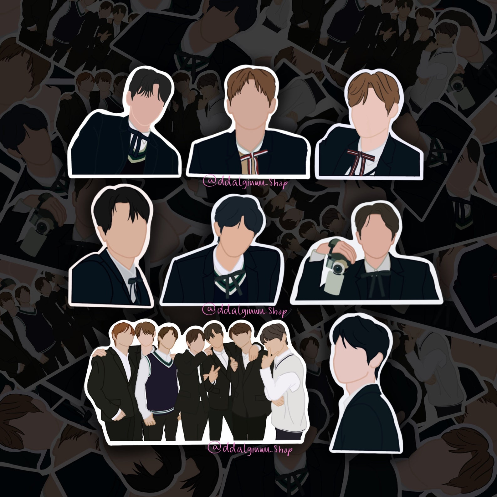 ENHYPEN stickers | Etsy