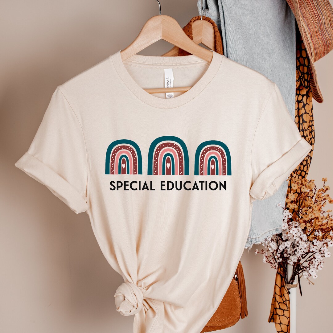 Special Education Teacher T-shirt. SPED Rainbow Teacher Shirt. - Etsy
