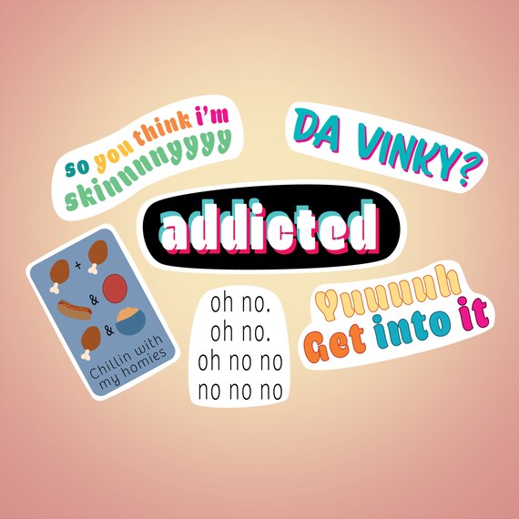 TikTok Exclusive Sticker Pack Stickers, Labels & Tags Stickers Paper ...