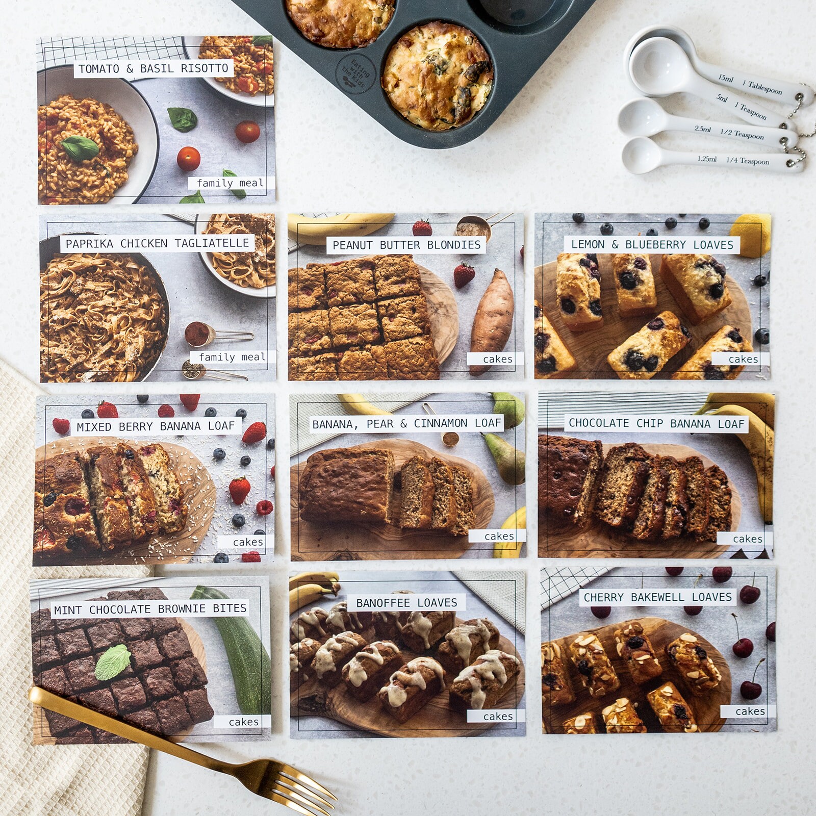 The Original Pack Recipe Cards by Eating With the Kids - Etsy UK