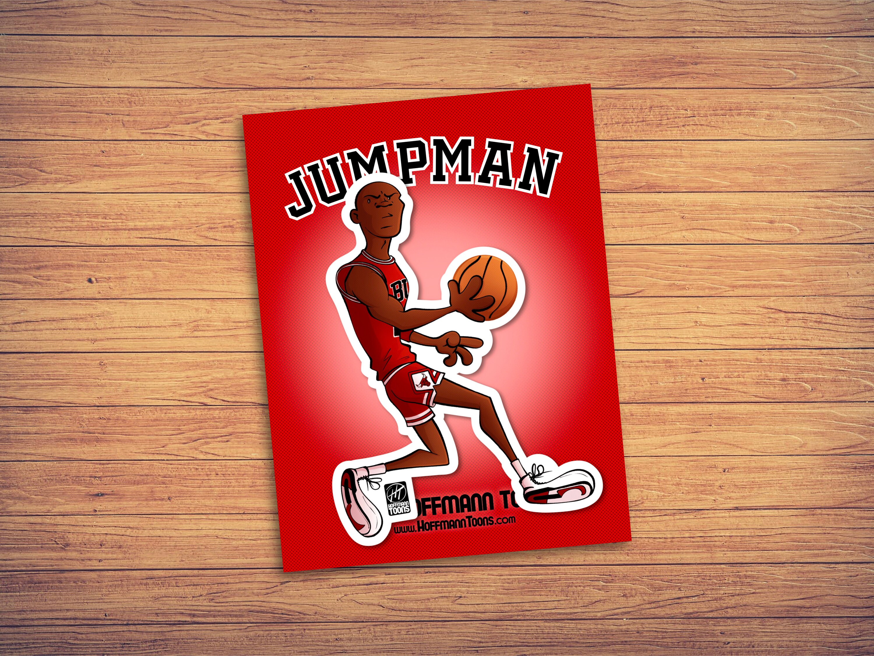 Michael Jordan Jumpman Vinyl Sticker | Chicago Bulls Waterproof Decal ...