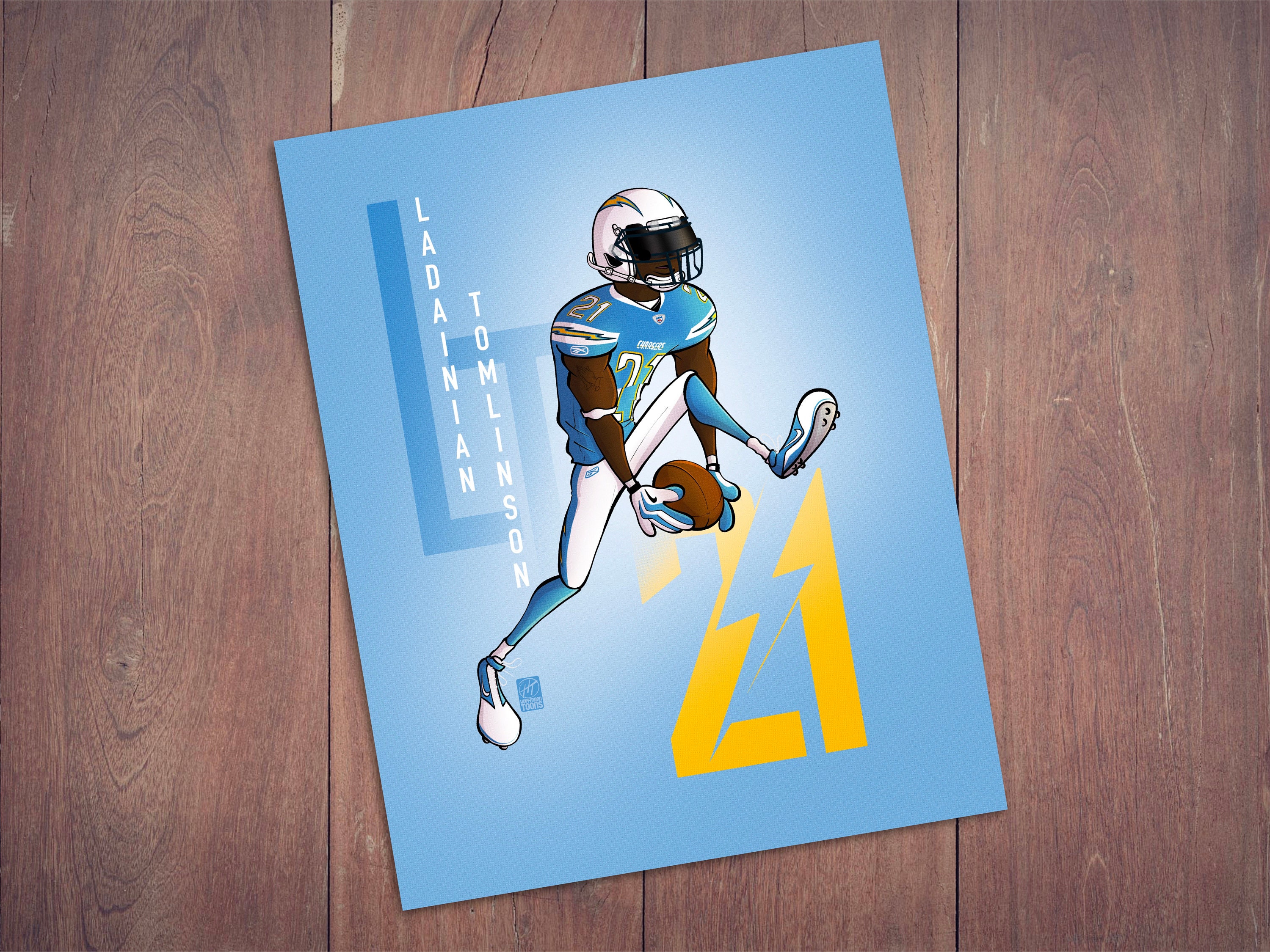 Drawings Of Ladainian Tomlinson