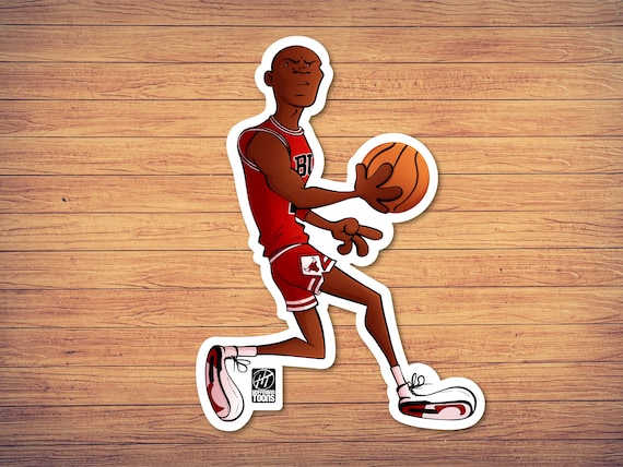 Michael Jordan Jumpman Vinyl Sticker Chicago Bulls | Etsy