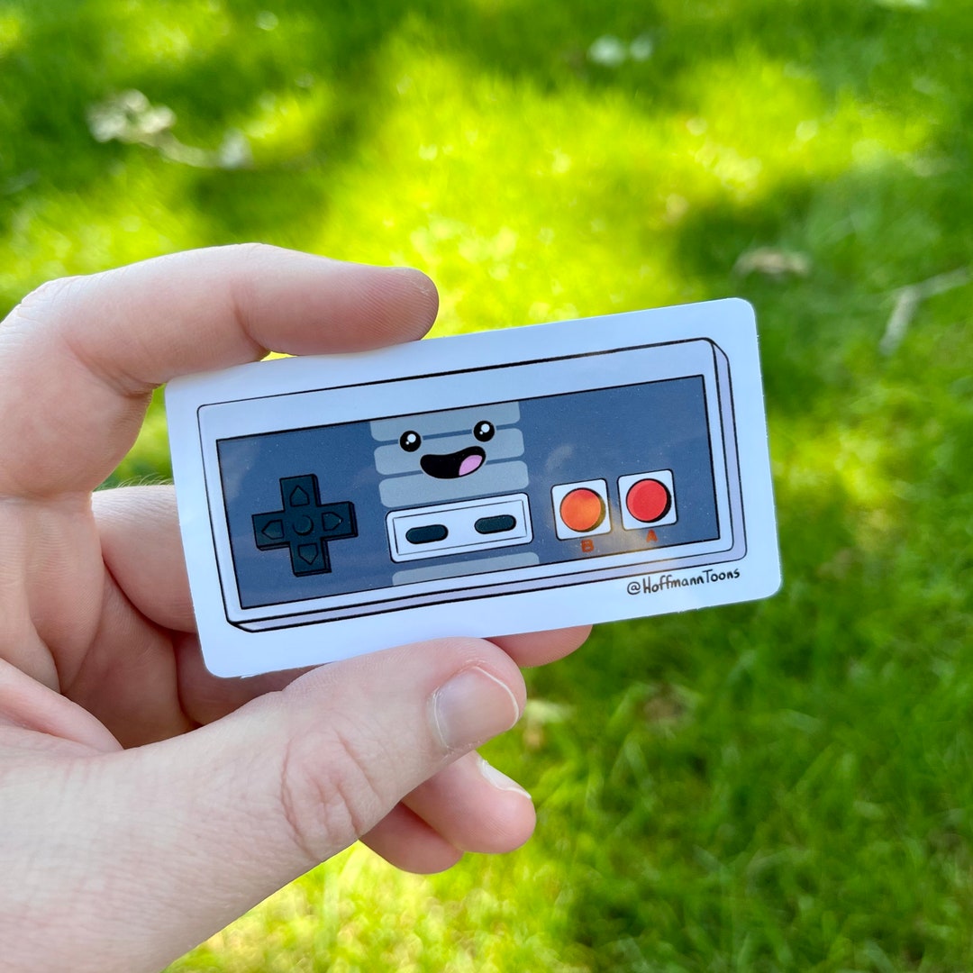 Cute NES Controller Sticker | Die-cut Decal | Waterproof Nintendo ...
