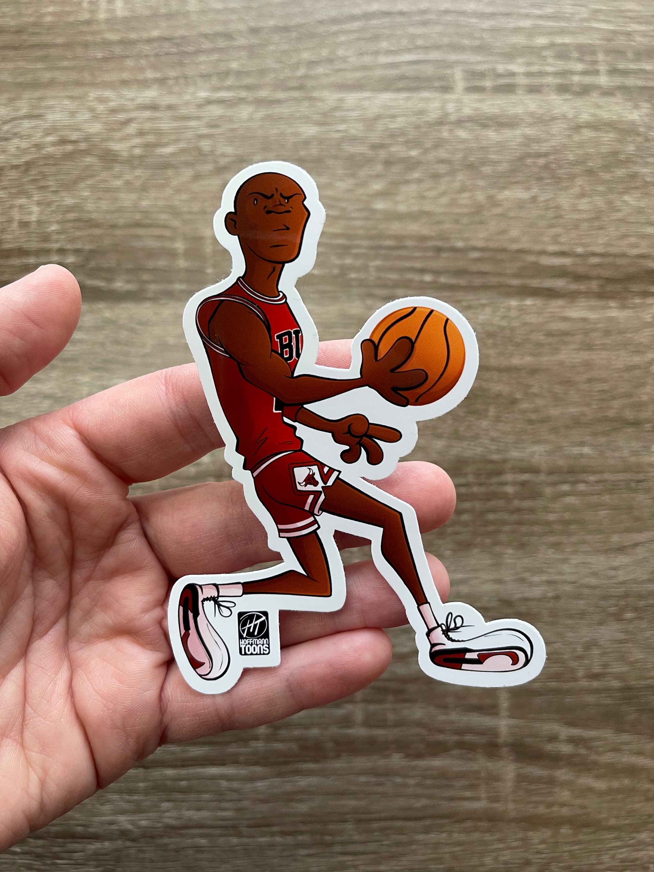 Michael Jordan Jumpman Vinyl Sticker | Chicago Bulls Waterproof Decal ...