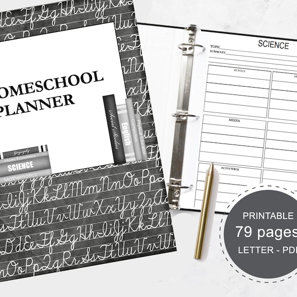 Homeschool Planner - Etsy