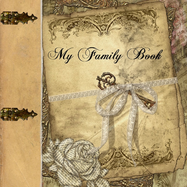 Family Tree Book Template - Etsy
