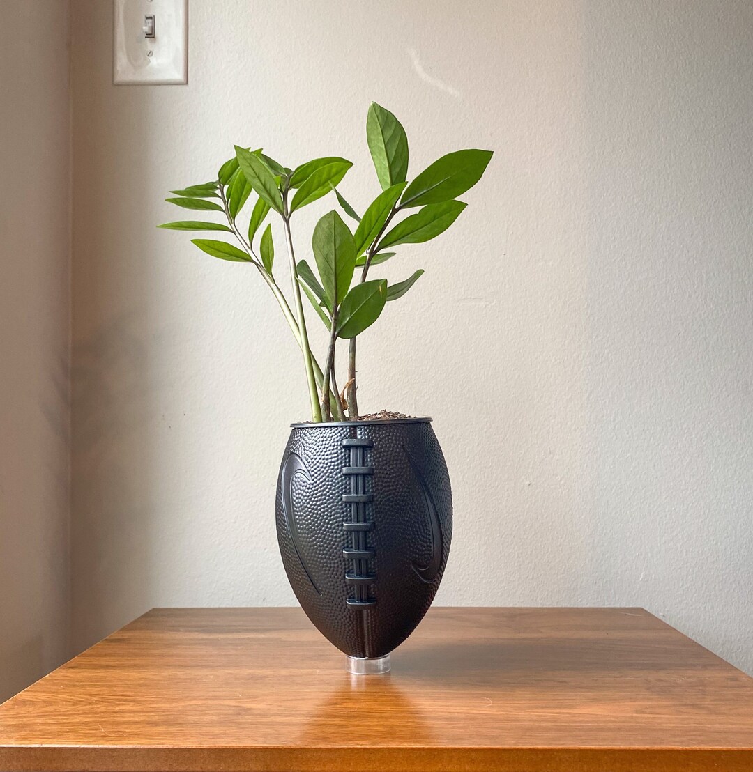 Matte Black Mini Football Planter - Etsy